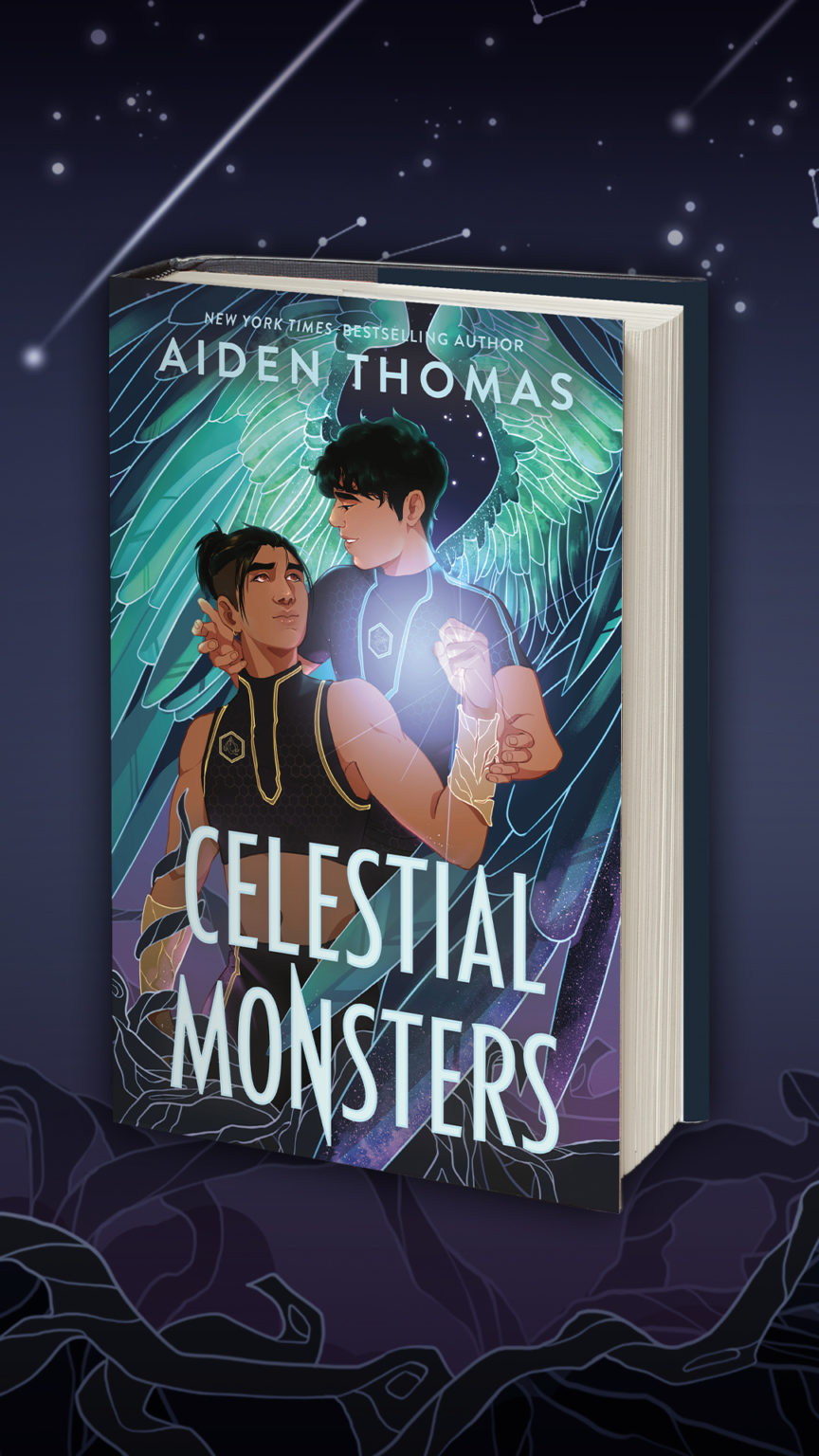 Cover Reveal: Celestial Monsters (Sunbearer Duology #2) by Aiden Thomas - BookCrushin